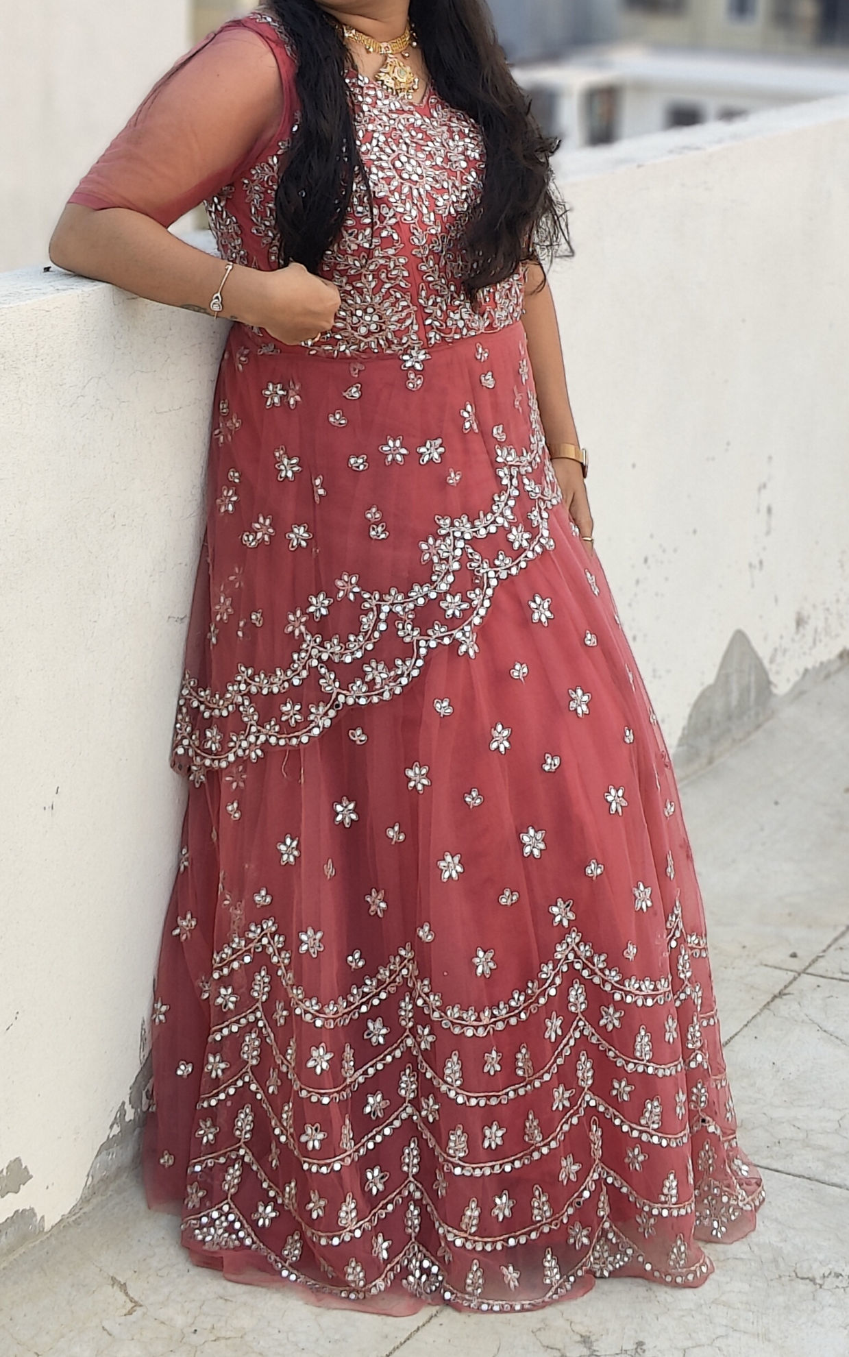 Punarvi - India Authentic|PreLoved|Sustainable Full mirror work Ready ...