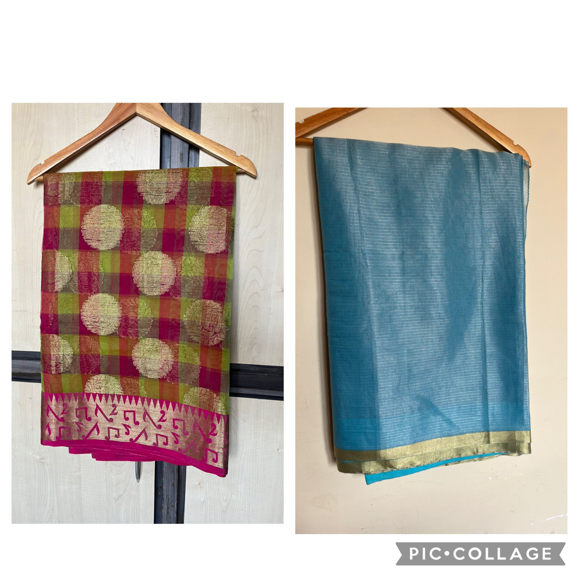 Punarvi - India Authentic|PreLoved|Sustainable Tissue saree combo